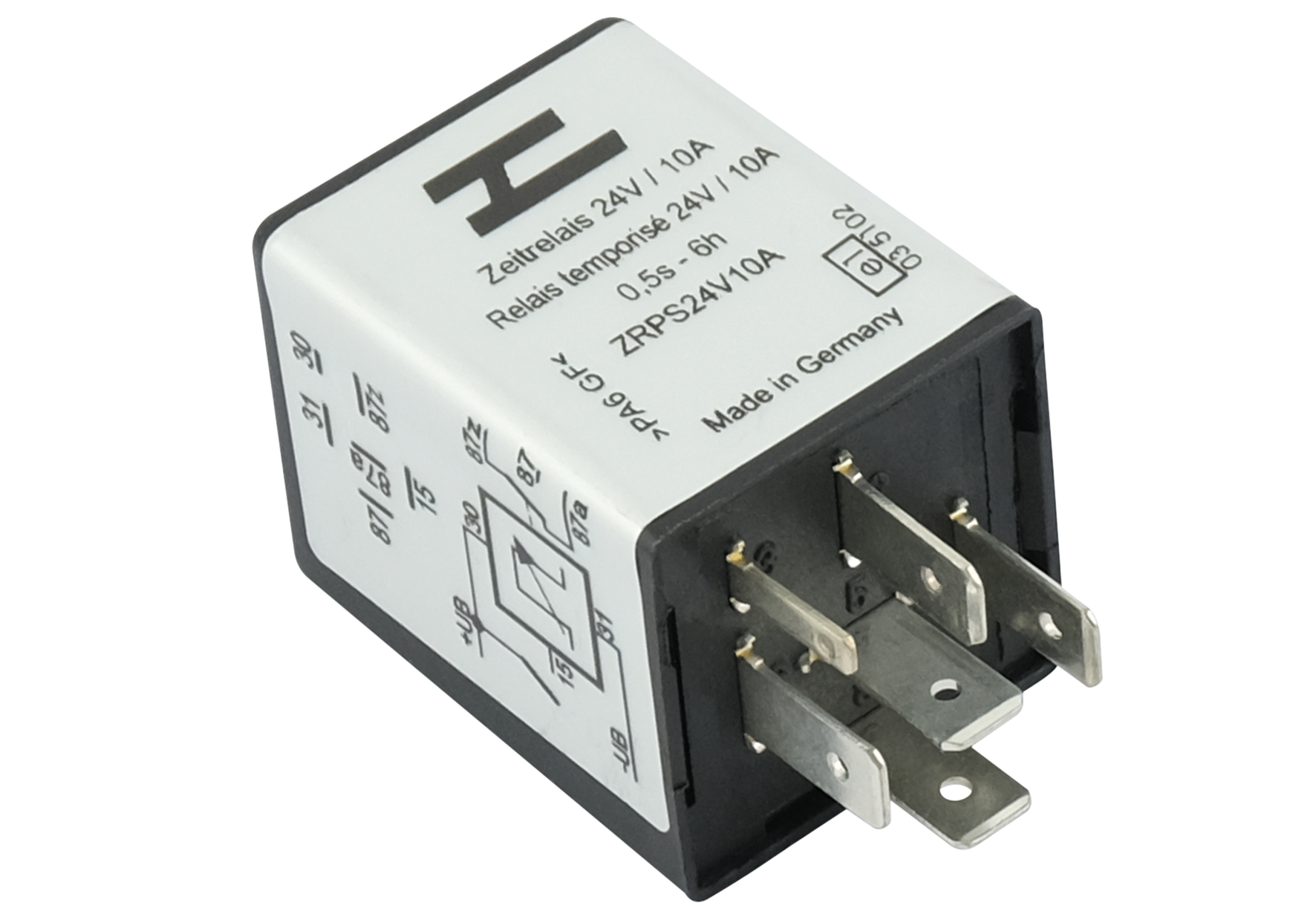 Relais temporisé 24V 10A universel – Hoelzle